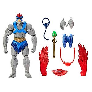 Masters of the Universe Masterverse Action Figure, Stratos Toy Collectible with Articulation & Accessories, 7 inch