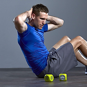 SPRI Exercise Dice (6-Sided) - Game for Group Fitness & Exercise Classes - Includes Push Ups, Squats, Lunges, Jumping Jacks, Crunches & Wildcard ( Carrying Bag)