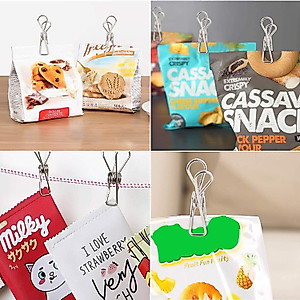 JL&RC 100pcs Clothes Pins Wooden Clothespins 3inch Heavy Duty Wood Clips for Hanging Clothes Pictures Outdoor (Metal)