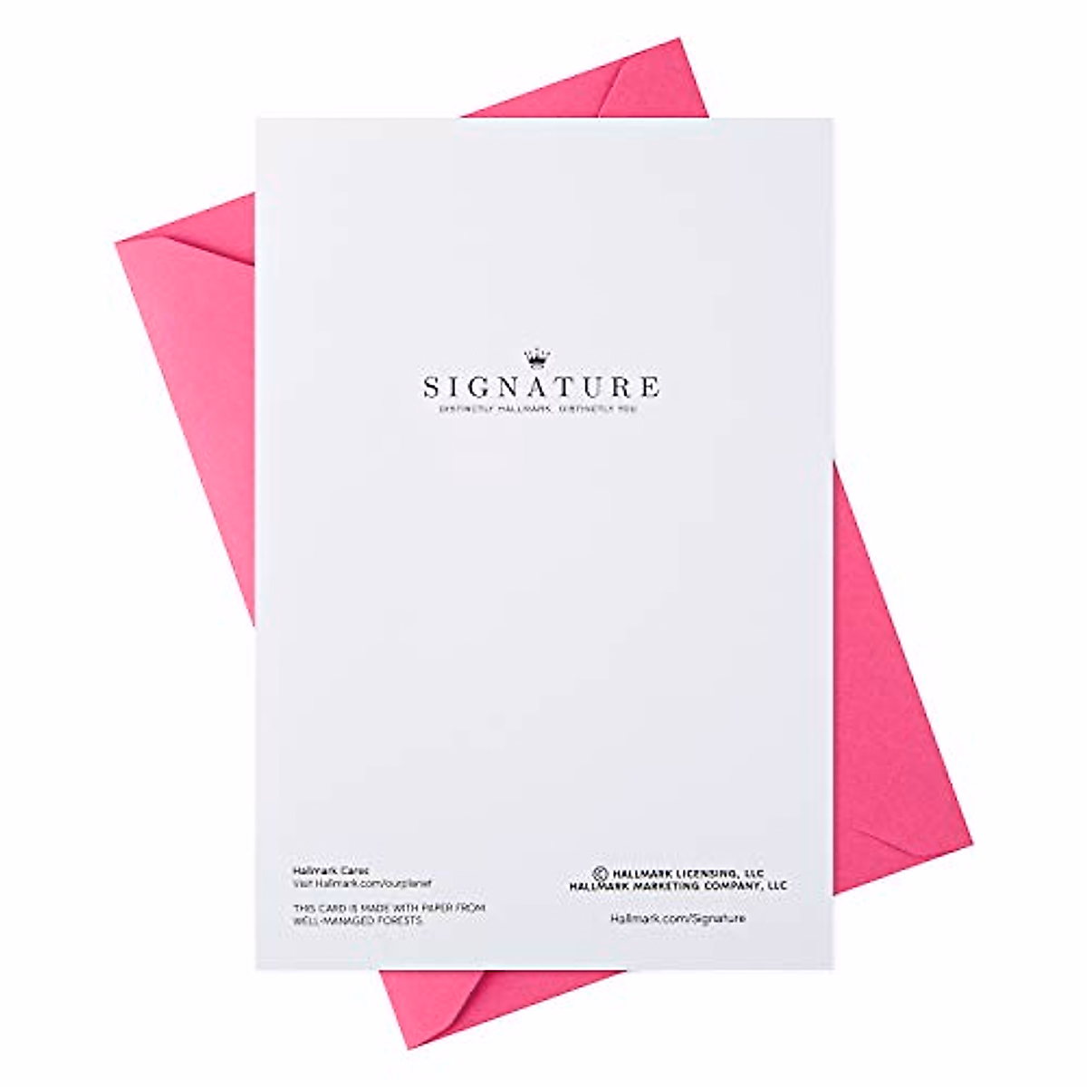 Hallmark Signature Birthday Card for Her (Heart and Stripes)