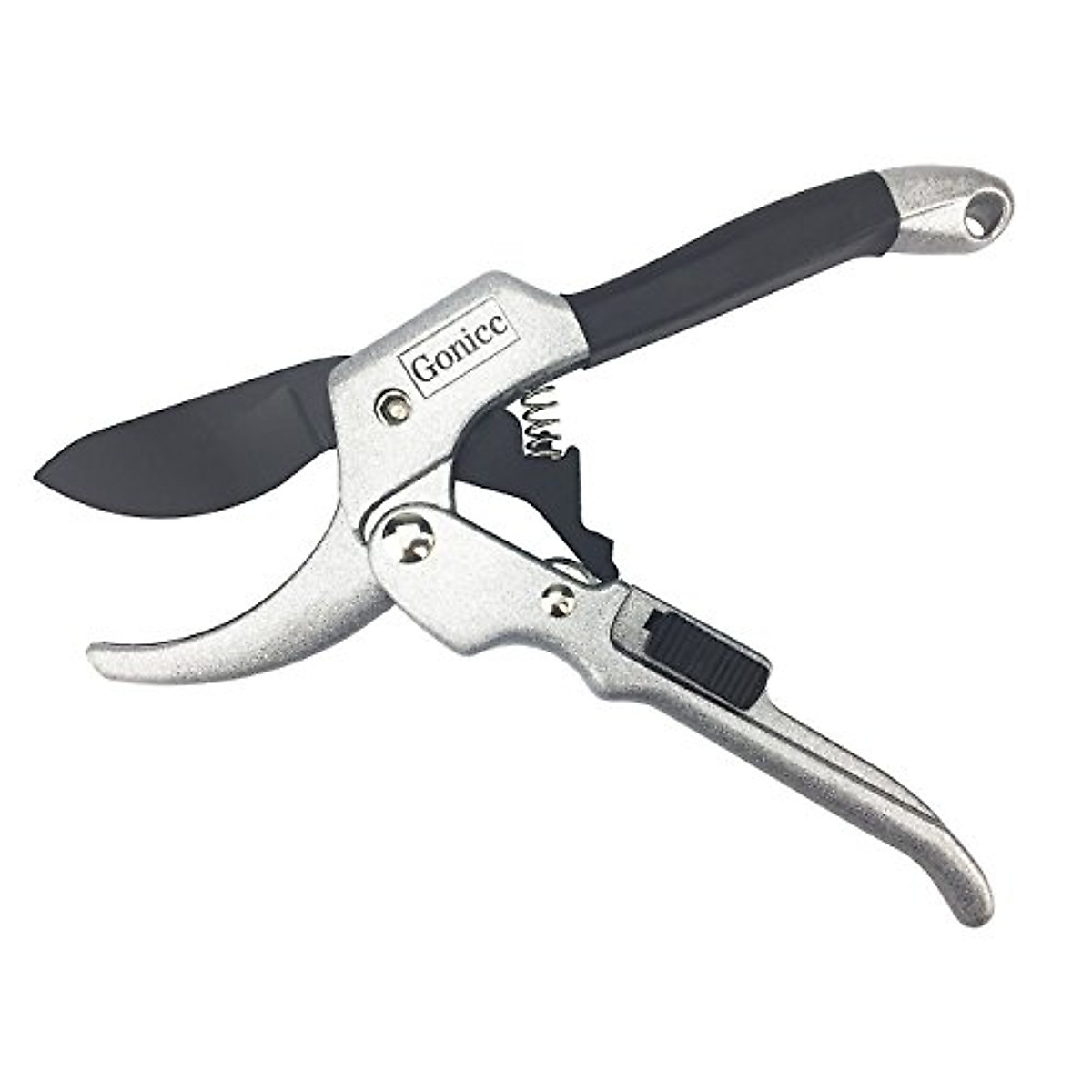gonicc 8" Professional SK-5 Steel Blade Sharp Anvil Pruning Shears (GPPS-1001),Less effort. Pruning Scissors, Bonsai Cutters