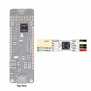 SparkFun QuickLogic Thing Plus EOS S3 - Small Feather Form Factor System Low-Power Machine Learning Device Powered by eFPGA-Enabled Arm Cortex M4F MCU FPGA Microcontroller, Black
