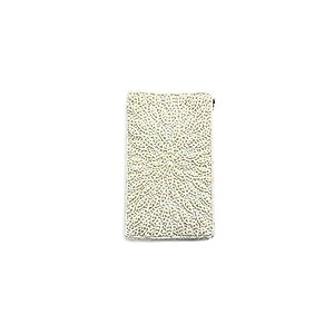 Bamboo Trading Company SHB394 Pearl Flower Club Bag, 8-inch Width, White