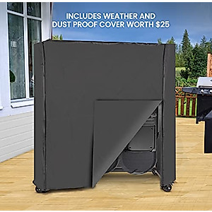 Folding Chair Rack Folding Chair Cart with Capacity 84 Folding Chair Storage Rack 360° Rubber Locking Wheels Weatherproof Cover Mobile Chair Dolly for Stackable Chairs Folding Tables and Chairs