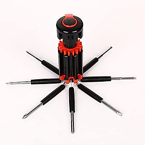 Multifunctional 8-in-1 Screwdrivers Tool with Worklight and Flashlight, Portable Multi Tool Screwdriver Professional Repair Tool, General Screwdriver Multitool for Home Kitchen Car