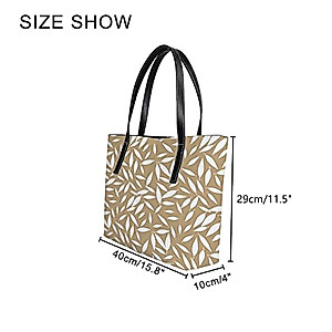 Fashion Tote Handbags Women's Soft Tote Shoulder Bag for Women Work Shopping Top Handle Satchel Bags, 15.8×4×15.4 inches,Minimalist Blade