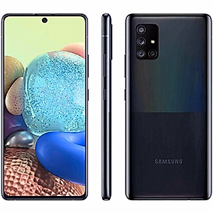 SAMSUNG Galaxy A71 A716U 5G 128GB Verizon Locked Android Smartphone - Prism Crush Black - (Renewed)