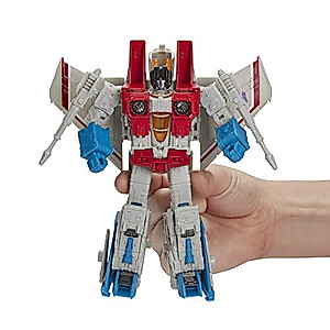 Transformers Toys Generations War for Cybertron: Earthrise Voyager WFC-E9 Starscream Action Figure - Kids Ages 8 and Up, 7-inch