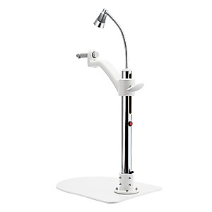 AISITESY Simple Ophthalmic Phoropter Arm Bracket Table Stand with Top Lamp Vision Tester Support Desktop Use with Light
