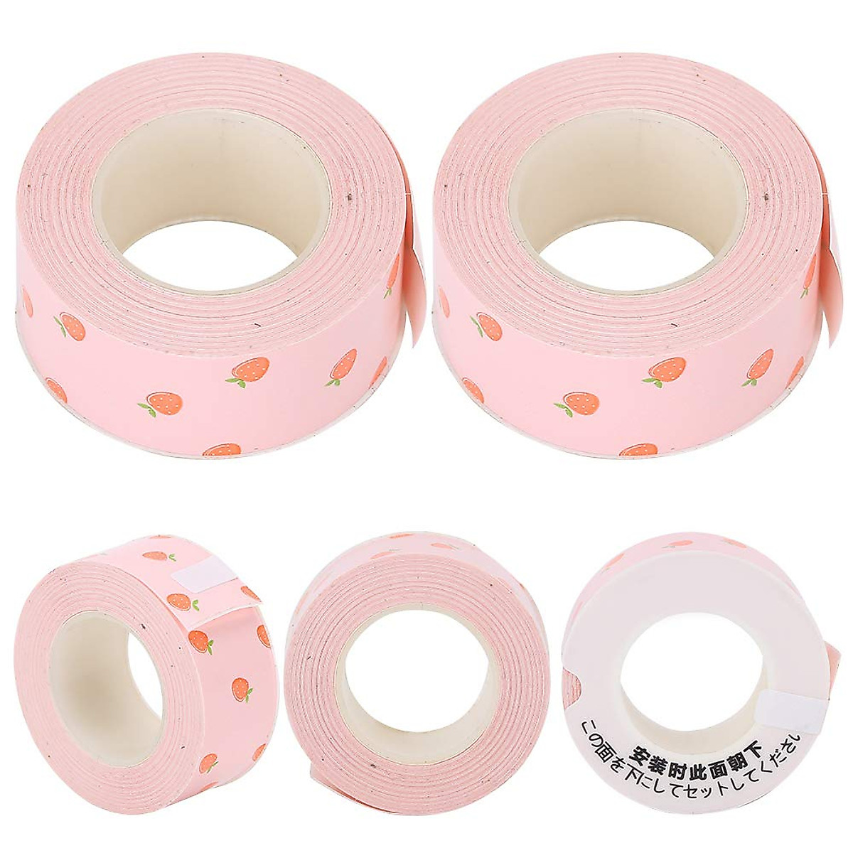 2 Packs Print Label Tape for Labeler Durable Thermal Paper Clear Writing Suitable High Temperatures Width Length
