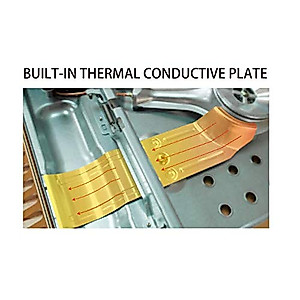 Maxsun Portable Gas Stove MS-7 (Silver) 11,500 BTU, Extreme High Power, Camp Stove, w/Carrying Case