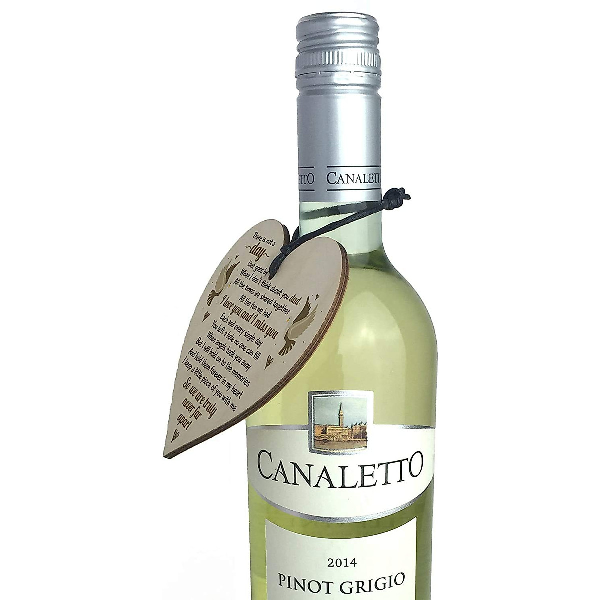 RED OCEAN I Miss You Home Grave Garden Memorial Wooden Heart In Memory Dad Rememberance Plaque Gifts