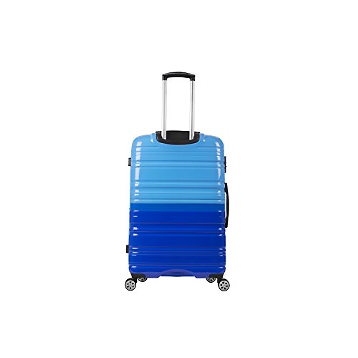 Rockland Melbourne Hardside Expandable Spinner Wheel Luggage, Two Tone Blue, 2-Piece Set (20/28)