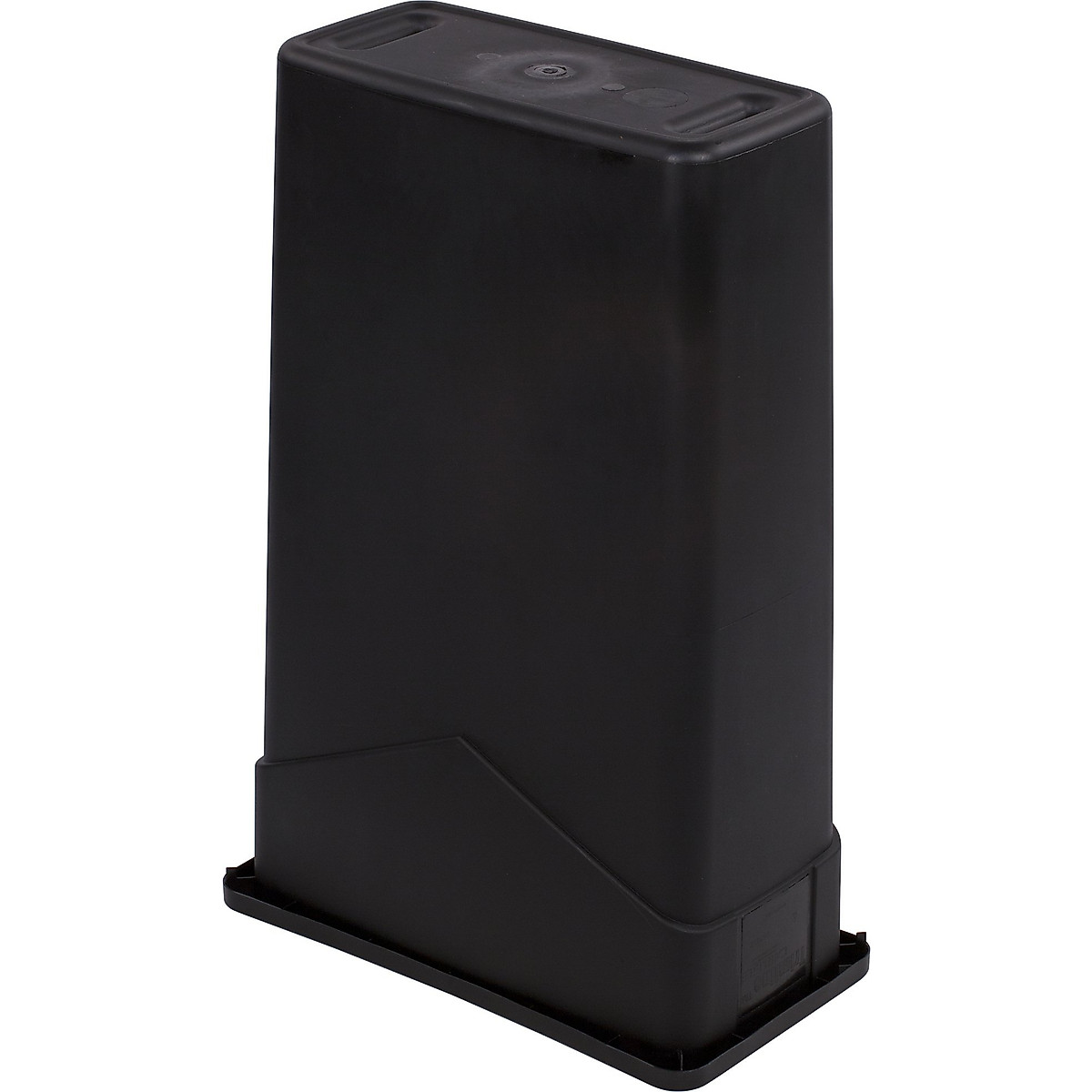 Carlisle FoodService Products 34202303 TrimLine Rectangle Waste Container Trash Can Only, 23 Gallon, Black