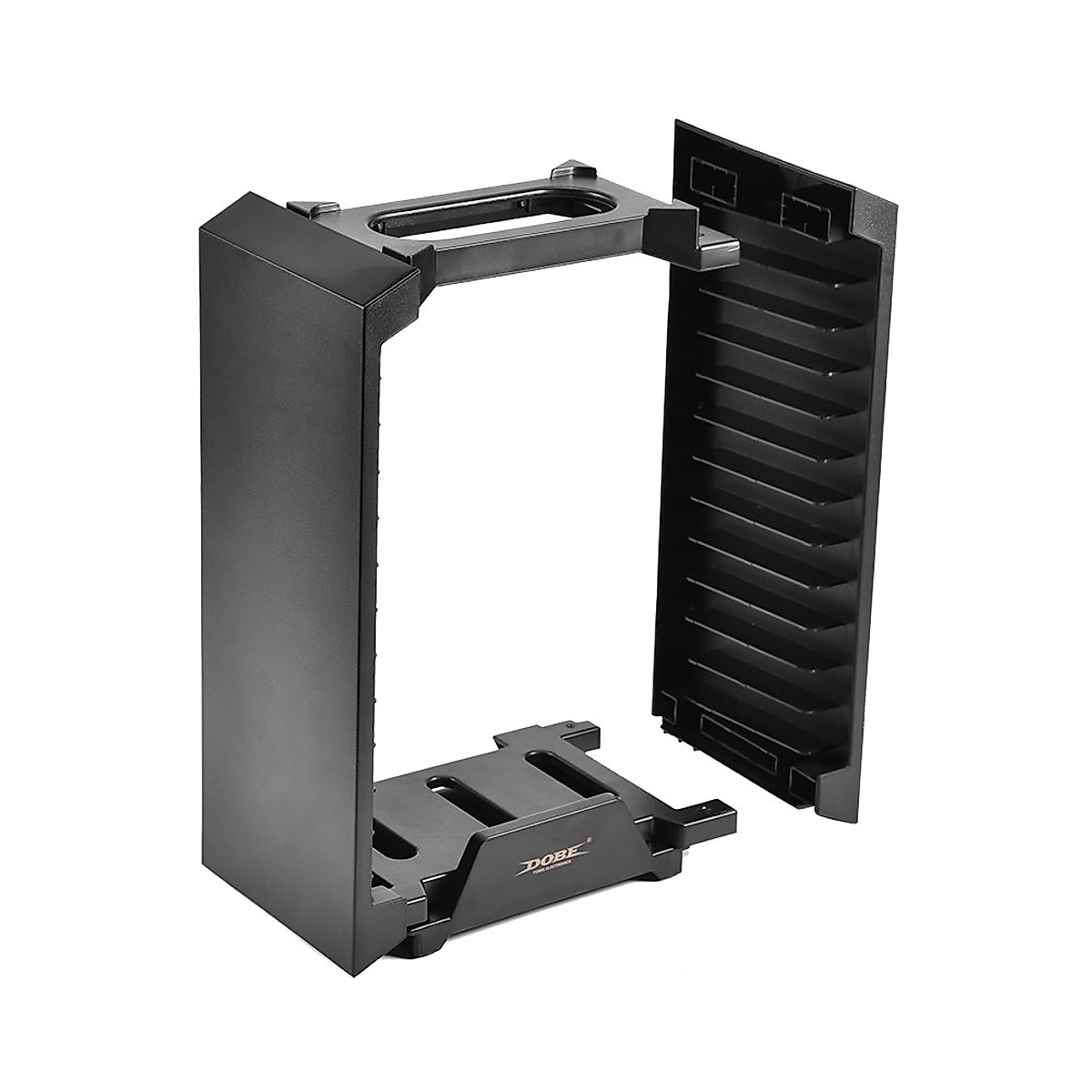 Vertical Console Stand Cooling Fan Game Disk Rack Holder for PS4 Slim PRO XboxONE S