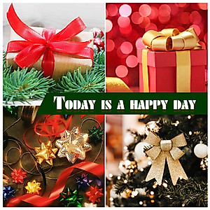 Bow Maker for Ribbon, Holiday Wreaths,Wooden Wreath Bow Maker Tool for Creating Gift Bows, Party Decorations, Hair Bows, Corsages, Holiday Wreaths, Various Crafts(Double-Sided)