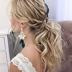 6PCS Banana Clips Hair Clincher Combs Bananas Vintage Large Hair Clip for Thick Banana Clips Set for Women Stylish Hair Accessories for Ponytails, Fishtails, and More (Brown, White, Black)