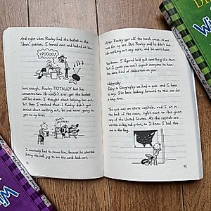 A Library of a Wimpy Kid 17 Boxed Complete Collection Series, 1-17 Paperback Edition Set,