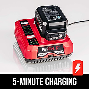 SKIL PWR CORE 20 Brushless 20V 6-1/2'' Circular Saw Kit, Includes 4.0 Ah Battery, PWR ASSIST UBS Adapter AND PWR JUMP Chargers - CR5413-1A