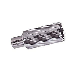 ACTOOL 1-1/4" Diameter × 2" Depth of Cut HSS ANNULAR Cutter with 3/4'' Weldon Shank