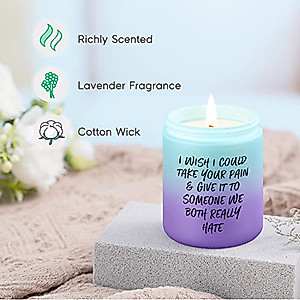 GSPY Scented Candles - Get Well Soon Gifts for Women - Get Well Gifts, Sympathy Gift - Surgery Recovery, Feel Better, Grieving, Condolence, Divorce, Sorry for Your Loss, Chemo, Cancer Gifts for Women