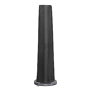 Tower Fan Cover, Waterproof Tower Fan Protective Cover Dustproof Oscillating Tower Fan Covers with Remote Outdoor or Indoor Stand up Fan for Home Bedroom Office Room Fan Cover 13 x 13 x 42 Inch, Black