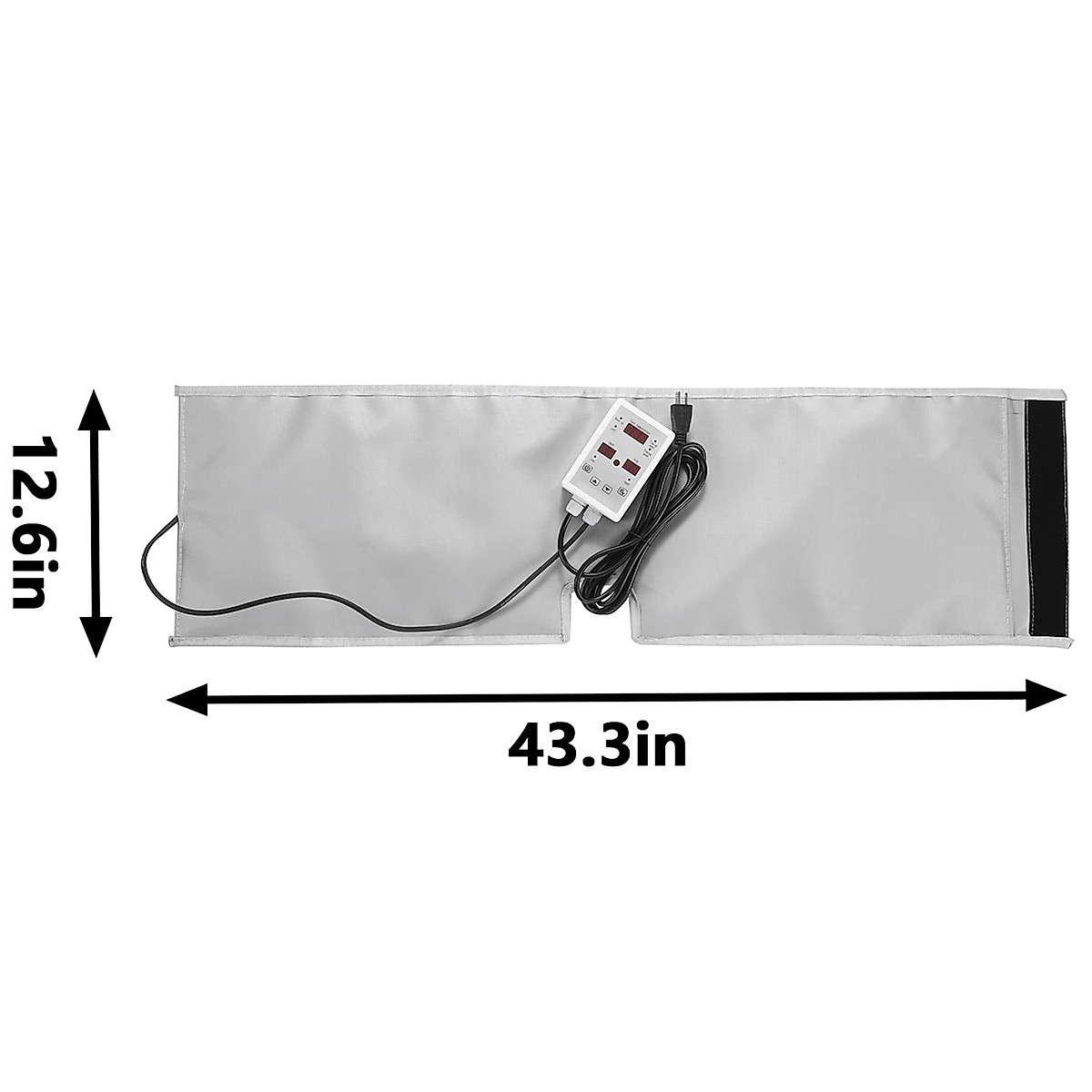 5 Gal Bee Bucket Heater, Honey Bucket Heating 32~194°F Adjustable Bee Pail Heater Band with Display Temperature Controller,Oxford Cloth Top Cover,Honey Stick, for Barrel Heater, 400W, 120V ( Color : S