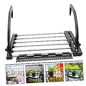 Cabilock Balcony Drying Rack Foldable Hangers Outdoor Towel Rack Folding Hangers Clothes Drying Rack Folding Indoor Laundry Drying Rack Clothes Rack Drying Retractable Drying Rack Large abs