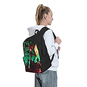 Anime Hazbin Hotel Backpack Fashion Unisex 3D Print Large Capacity Leisure Travel Backpacks School Laptop Bookbag College Daypack