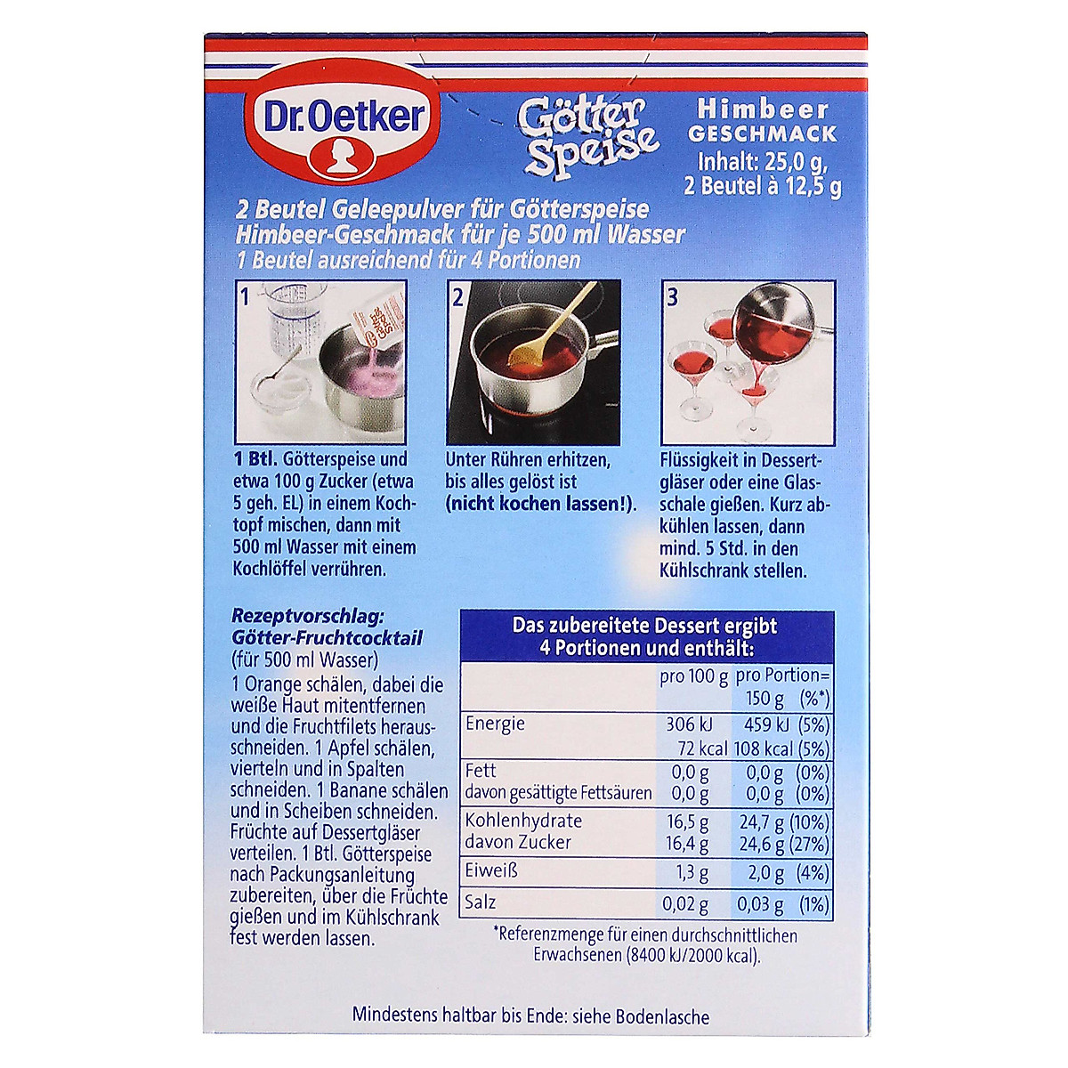 Dr. Oetker Götterspeise Himbeer