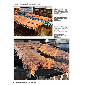 Building Wood and Resin River-Style Tables: A Step-by-Step Guide with Tips, Techniques, and Inspirational Designs (Fox Chapel Publishing) Beginner-Friendly Guide - Make Your Own Live-Edge River Table