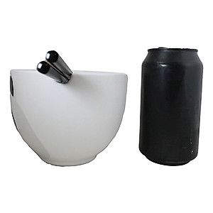 Ebros Gift Whimsical Ceramic Abstract White Giant Panda Pasta Ramen Udong Pho Noodles Soup Bowl and Chopsticks Set Dining Gourmet Meal Pandas Bears Collection Rice Bowls Decor Kitchen