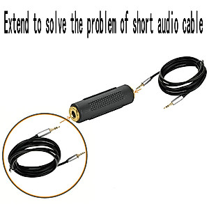 3.5mm F/F Stereo Coupler - 5 Pack Gold Plated 3.5mm Stereo Jack Female to Female Adapter Connectors