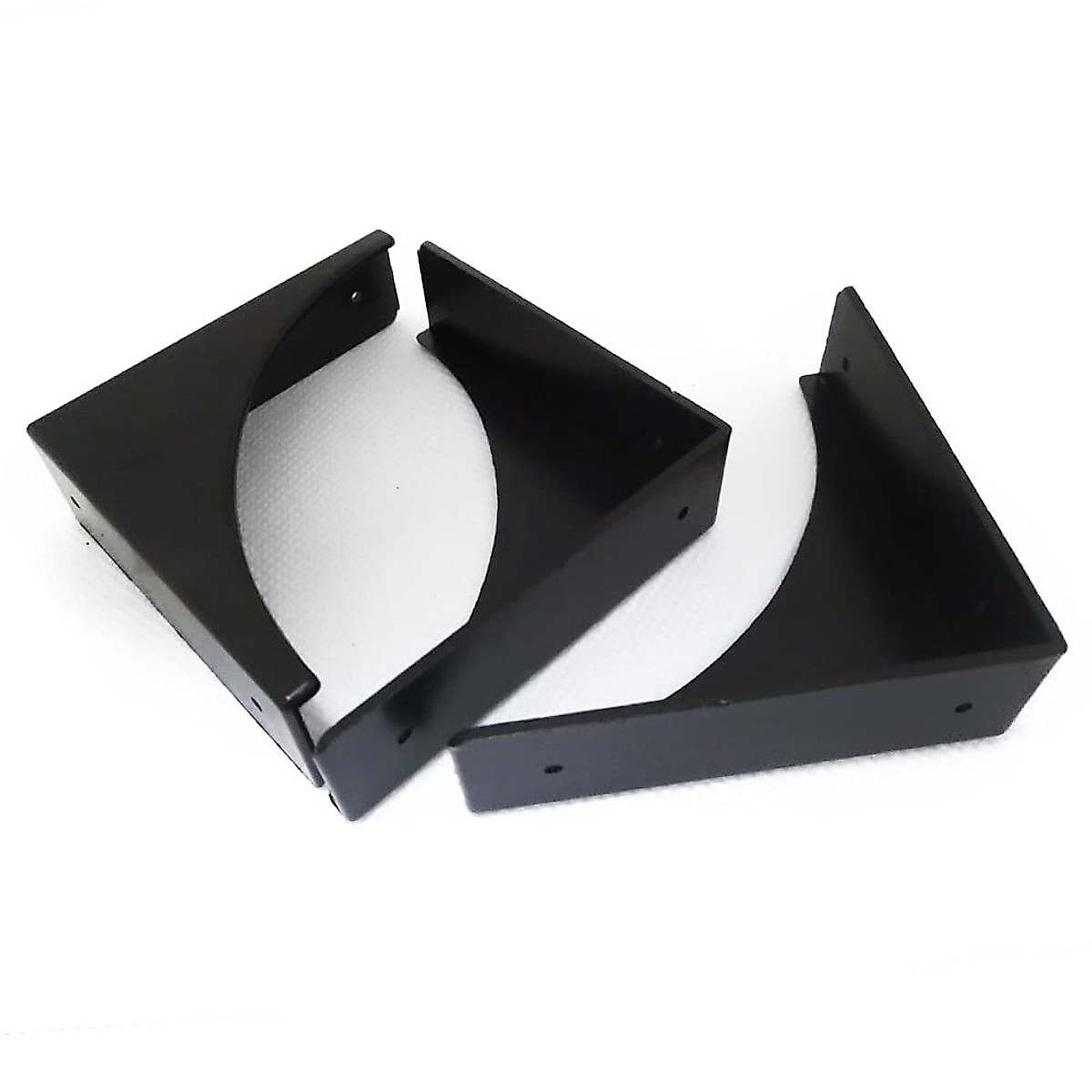 Corner Guard,glrovazas 4 Pcs Decorative Desk Box Corner Protector Desk Case Edge Cover Safety Guard Furniture Corner Bumpers Thickened Hardware for Jewrlry Box Cabinet（Black）