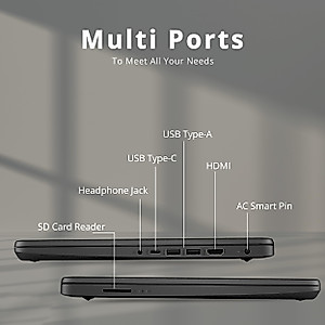 HP Stream 14" HD BrightView Laptop, Intel Celeron N4120, 8GB RAM, 64GB eMMC, Intel UHD Graphics, 720p Webcam, 1 Year Office 365, Black, Win 11 S, 32GB Hotface USB Card