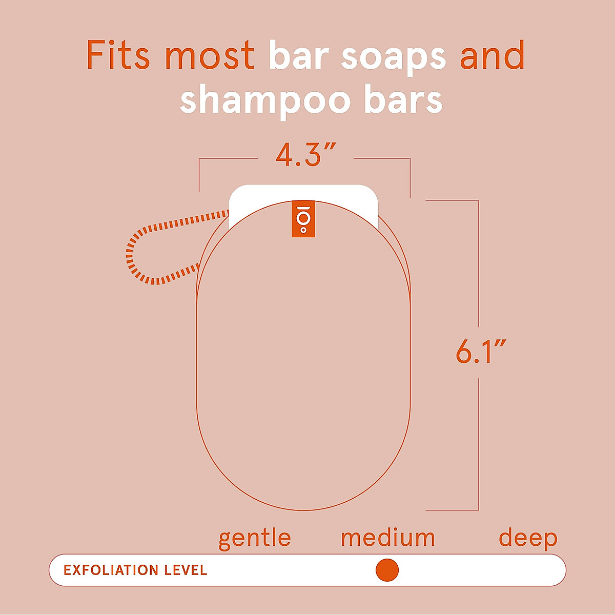 Cleanlogic Bath & Body Exfoliating Soap Saver, Exfoliator Scrubber Pouch, Daily Skincare Routine for Smooth Clean Skin, Assorted Colors, 3 Count Value Pack