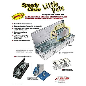 JT Eaton 427 Mouse Trap, Single Unit, Silver