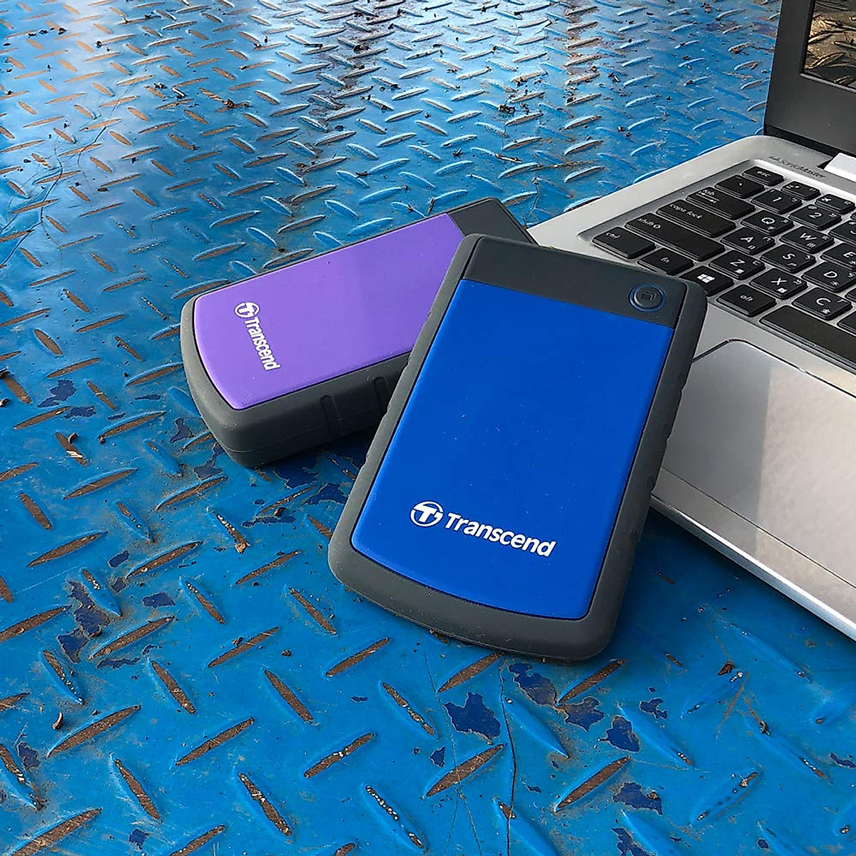 Transcend 2TB USB 3.1 Gen 1 StoreJet 25H3B SJ25H3B Rugged External Hard Drive TS2TSJ25H3B