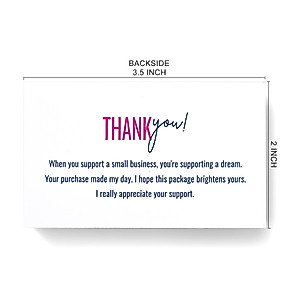 RXBC2011 Gratitude Glow Thank You Cards Hot Pink and Gold appreciation Pack of 100