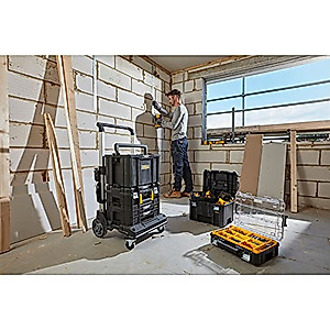 STANLEY FMST1-75761 Tools 175761 FatMax Structural Foam Toolbox with Telescopic Handle, Yellow/Black