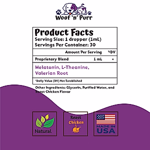 Melatonin for Cats | Supports Healthy, Restful Sleep for Your Cat | Cat Stress Relief | Cat Calming | Cat Anxiety Relief | Cat Melatonin | Anxiety Relief for Cats | Cat Sleep Aid | 1 fl oz