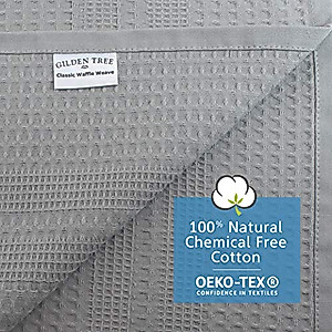 GILDEN TREE Hand Towel Set of 2 + Washcloth Set of 4 (Pewter)