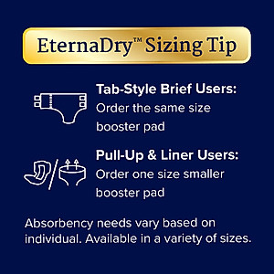 NorthShore Booster Pads for Men and Women with Adhesive, X-Large, Case/72 (6/12s)