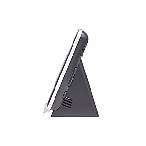 SEIKO Hudson Everything Bedroom Digital Alarm Clock, Black