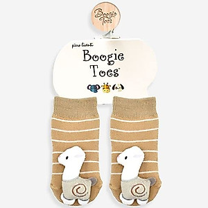 Piero Liventi Llama Boogie Toes Rattle Sock, 1 Pair (1-2Y) Rattles Foot Finder, Rattle Sock Baby Toddler Toy, Present Gift for Newborn Infant Babies Boy Girl Bebe