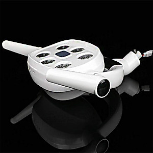 15W Induction Light Dental LED lamp AC/DC 12-24V Dental Oral Lamp for Dental Chair Unit, Pet Surgery Lamp（22mm Connector）