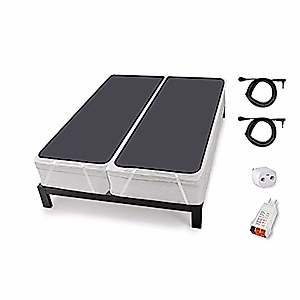 Grounding Mattress Cover for Bed (Split King Size), grounding Sheets for Earthing, Improve Sleep with Clint Ober's GROUND THERAPY Products (Also Online in King, Cal King, Queen, Full, Twin, Twin XL) 