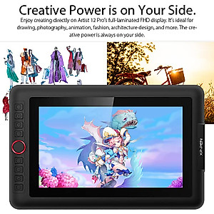 Artist 12 Pro 11.6 Inches Graphics Tablet Drawing Tablet Monitor Display Animation Digital Art with Tilt 8192 Pressure