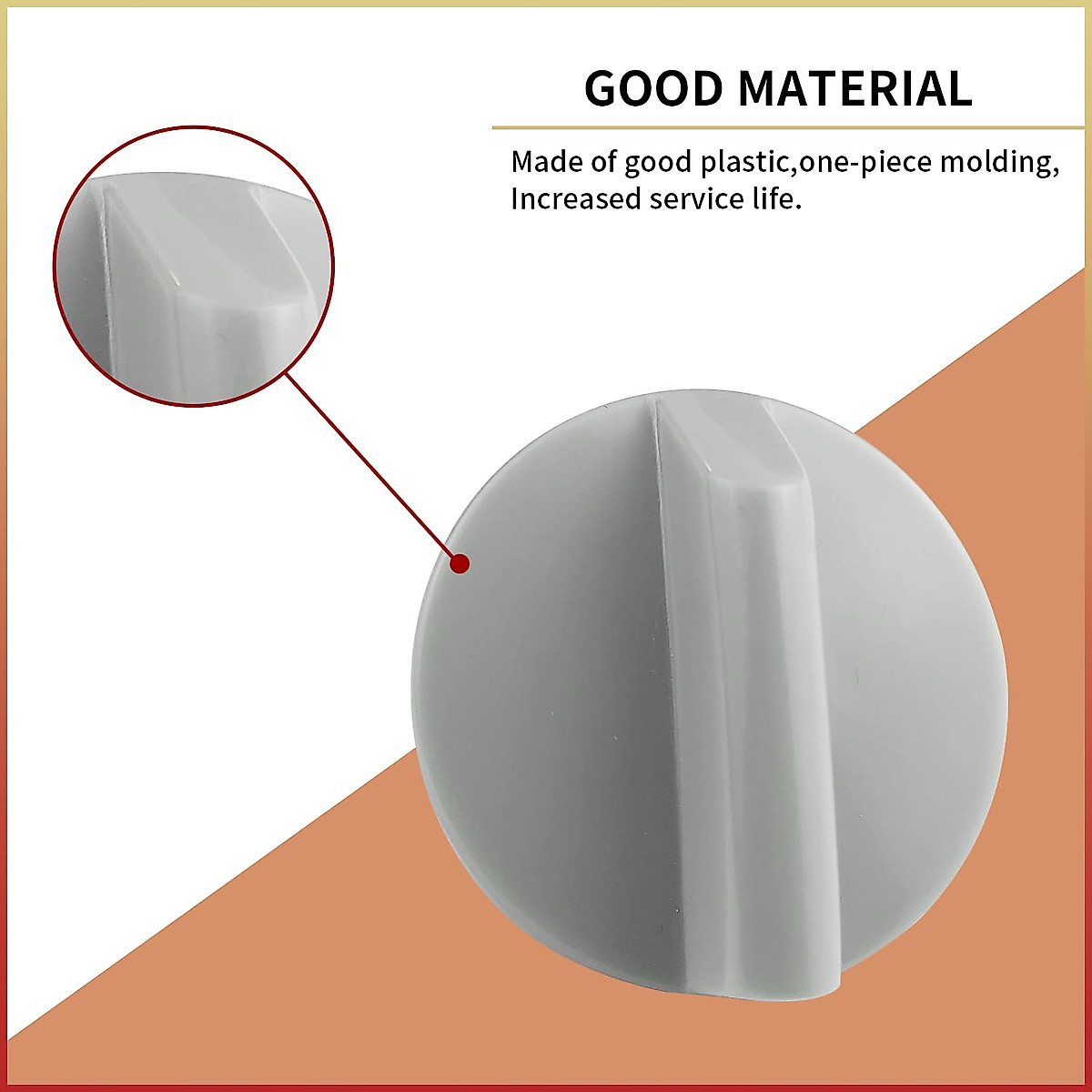 WP12X10002 Air Conditioner Control Knob Replacement Part - Compatible with Some GE Room Window Air Conditioner Replaces for WP12X10002 Plastic