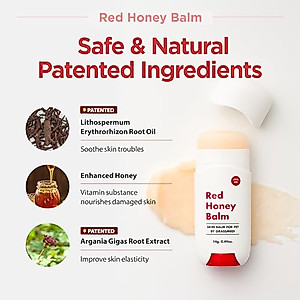 JAYU PET Red Honey Balm - Long Lasting Dog Cat Skin Nose Paw Wax Balm, Anti Slip & Help Reduce Licking, Dry Cracked Chapped Pad Soothing Butter, Pet Hotspots Itchy Allergy Relief Moisturizer 0.5 oz.